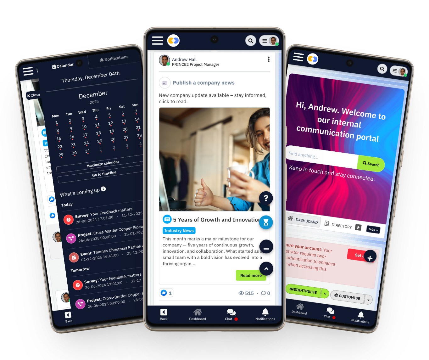 Modern Intranet & Employee Communication App